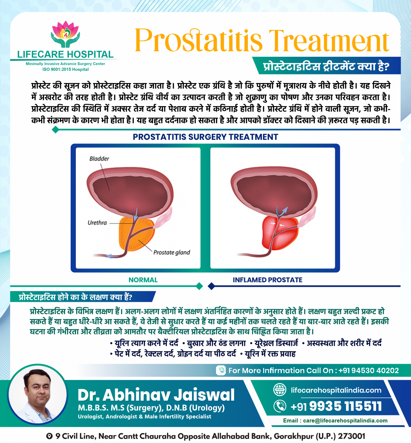 Prostatiti Treatments - LIFECARE HOSPITAL
