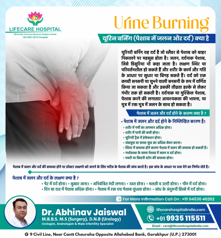 Urine Burning - LIFECARE HOSPITAL